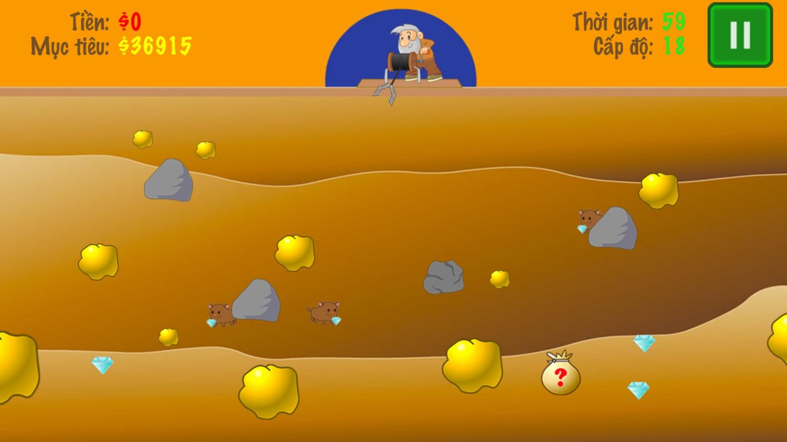 Hướng Dẫn & Kinh Nghiệm Chơi Game Đào Vàng Online Dễ Thắng
